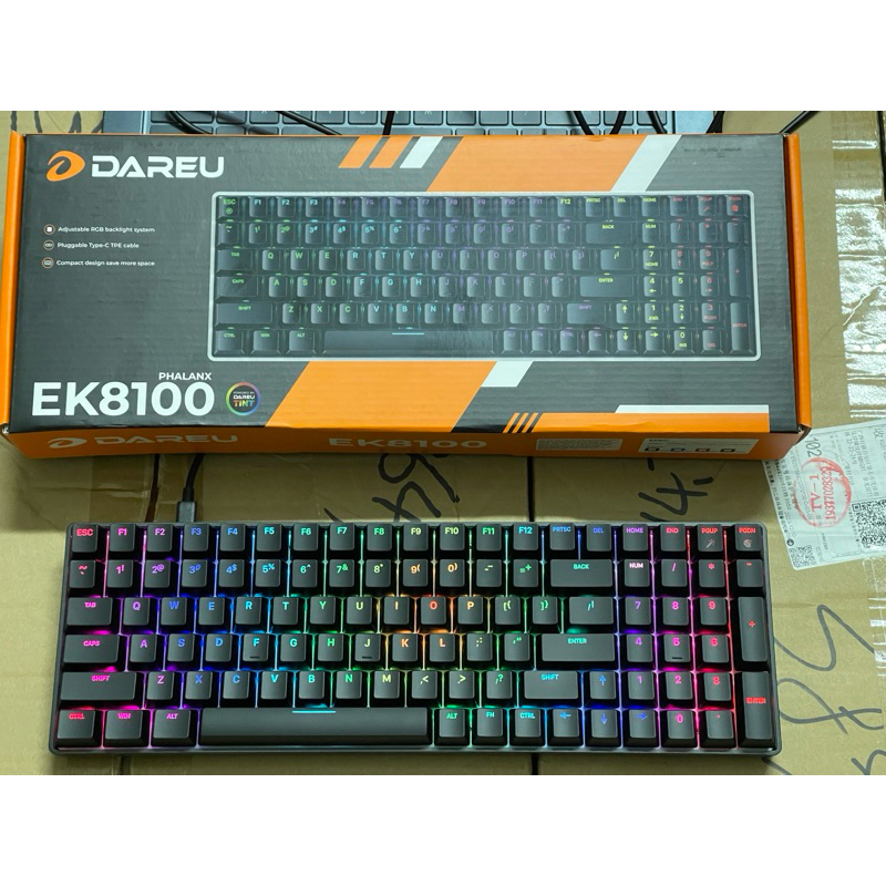 Bàn phím cơ 2nd Dareu Ek1280 Ek880 Led RGB 16.8triệu màu | Shopee Việt Nam