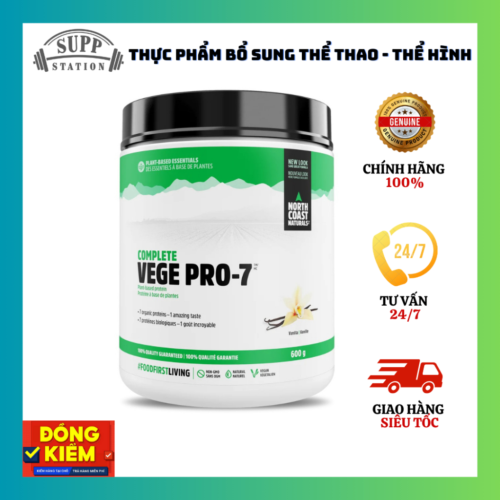 [CHÍNH HÃNG] Whey Protein Thực Vật Hữu Cơ COMPLETE VEGE PRO-7 - 20 lần ...