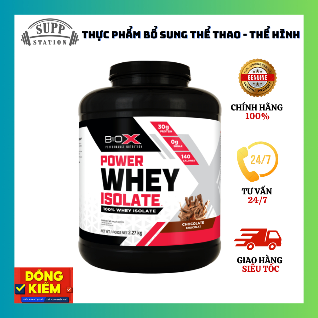 [CHÍNH HÃNG] Sữa Tăng Cơ BIOX POWER WHEY ISOLATE - 5lbs - HÀM LƯỢNG CAO ...