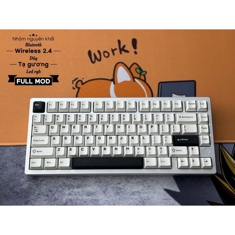 Hàng Chính Hãng Rainy 75 - Bàn phím cơ RAINY75 Kết Nối 3 Mode, Full ...