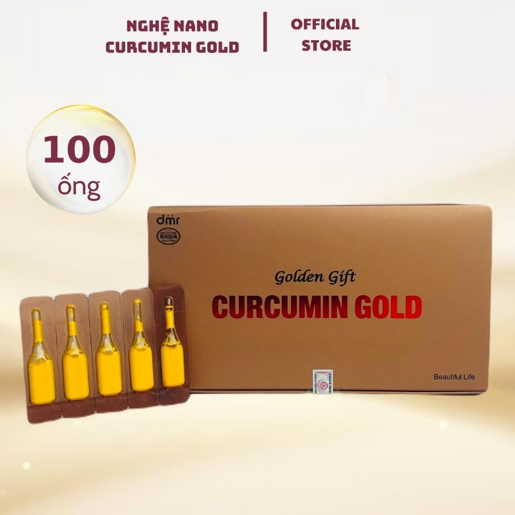 Tinh nghệ NANO CURCUMIN GOLD đẹp da, giữ dáng, chống lão hóa 100 tép ...