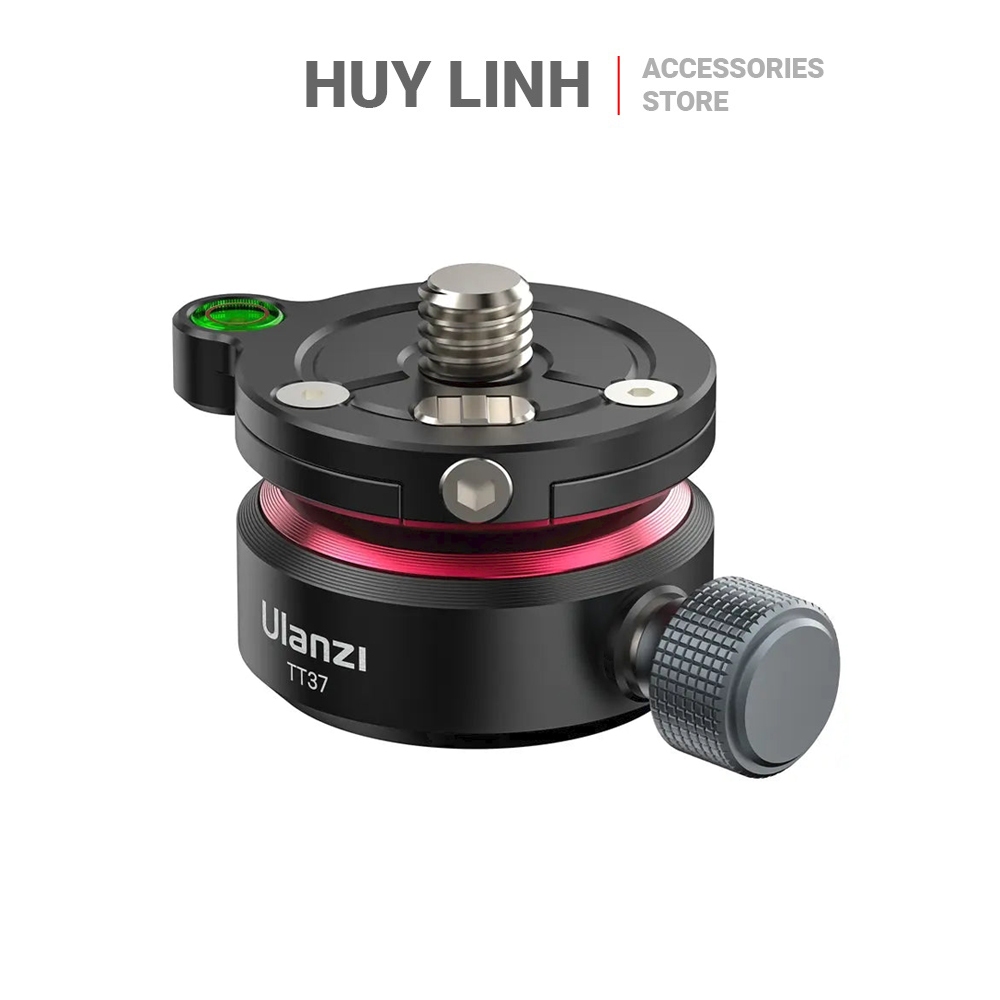 Ulanzi TT37 bộ ngàm Mini Leveling Base cho tripod hoặc Ballhead dễ dàng ...