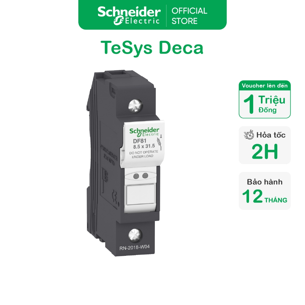 Đế cầu chì 25A 6kV 1P - Schneider Electric - DF81 DF101 | Shopee Việt Nam
