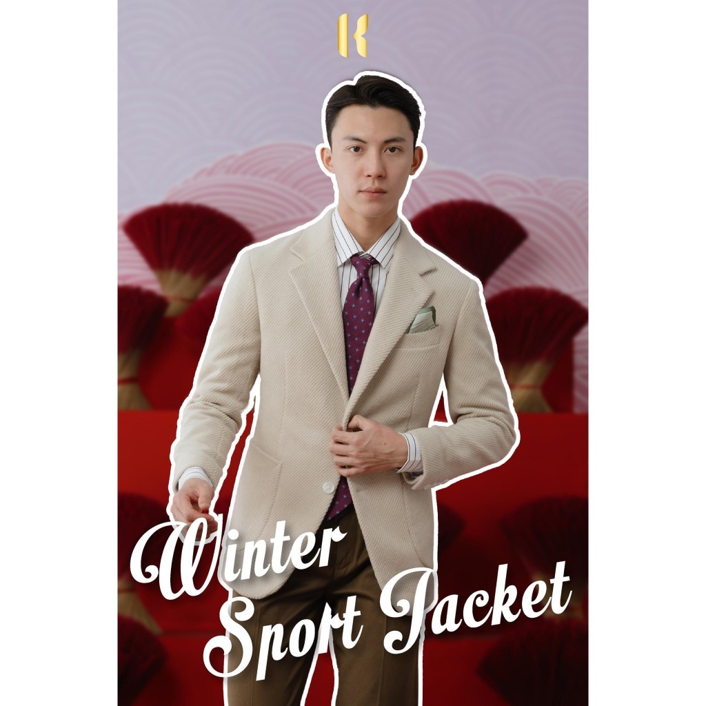 Áo Jacket Màu Trắng Kem Chất Liệu 100%Wool Siêu Dầy Dặn Premium KILEE ...