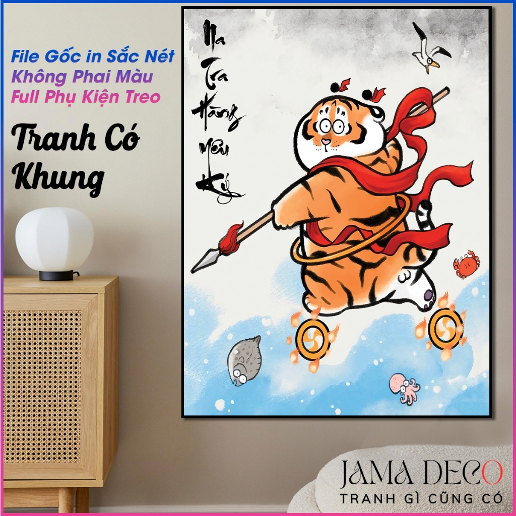 Tranh Rồng Hổ Vô Tri Tấu Hài Hãy Cười Khi Còn Có Răng Có Khung Treo ...