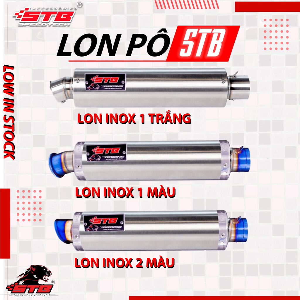 Lon Pô Inox 304 Chính Hãng STB Full Box đầy đủ phụ kiện | Shopee Việt Nam