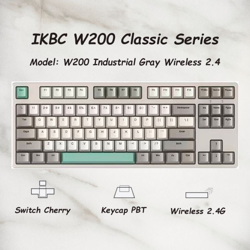 [PRE-ORDER][NEW 2023] Bàn phím cơ không dây IKBC CHERRY MX W200 - CLASSIC Series | Shopee Việt Nam