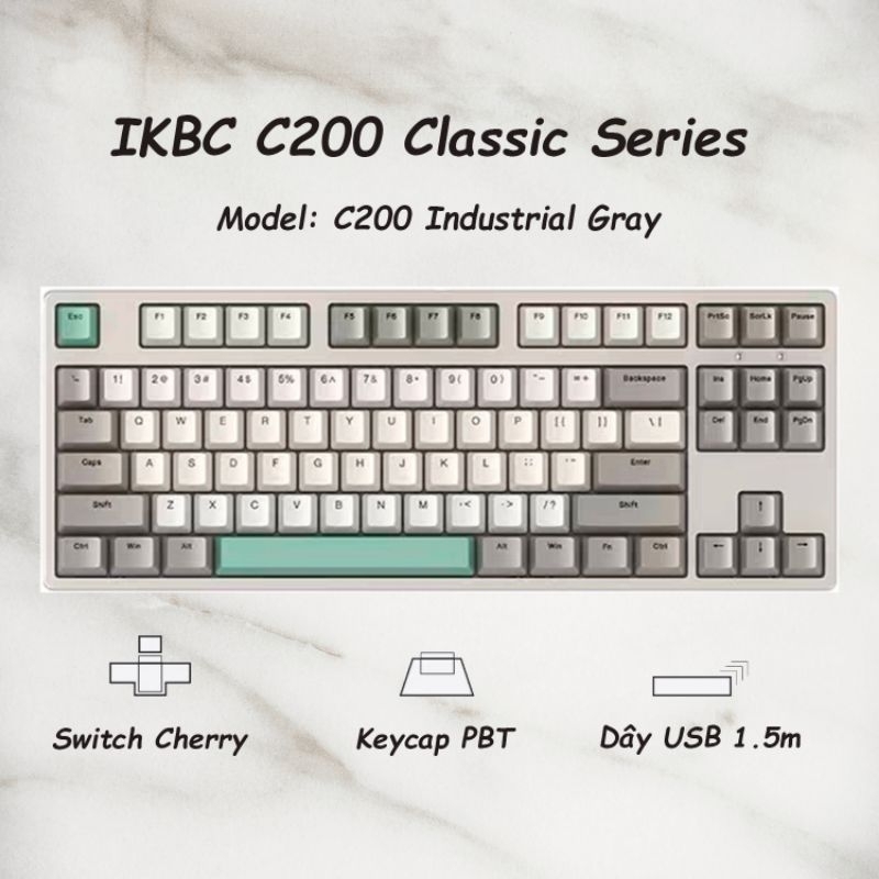 [PRE-ORDER][NEW 2023] Bàn phím cơ có dây IKBC CHERRY MX C200 - CLASSIC Series | Shopee Việt Nam