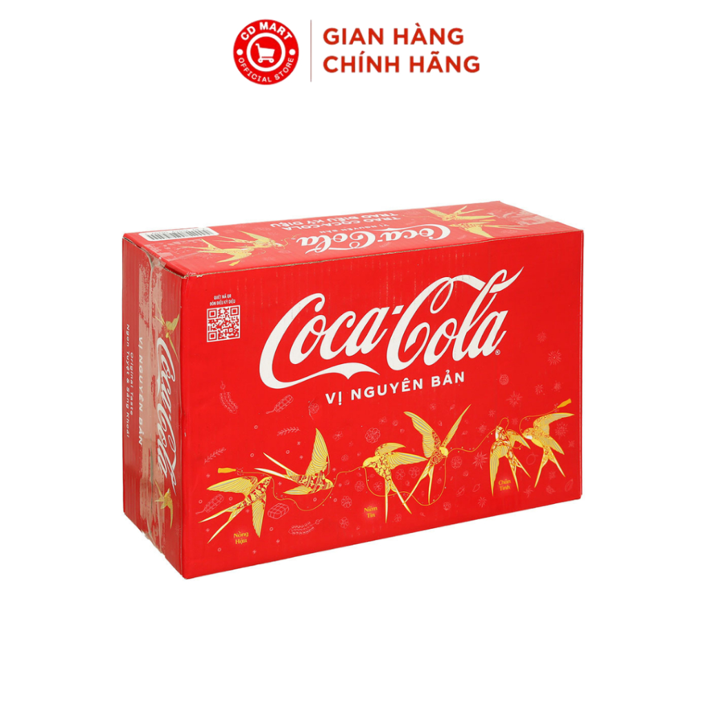 Thùng 24 lon nước ngọt Coca Cola (235ml) | Shopee Việt Nam