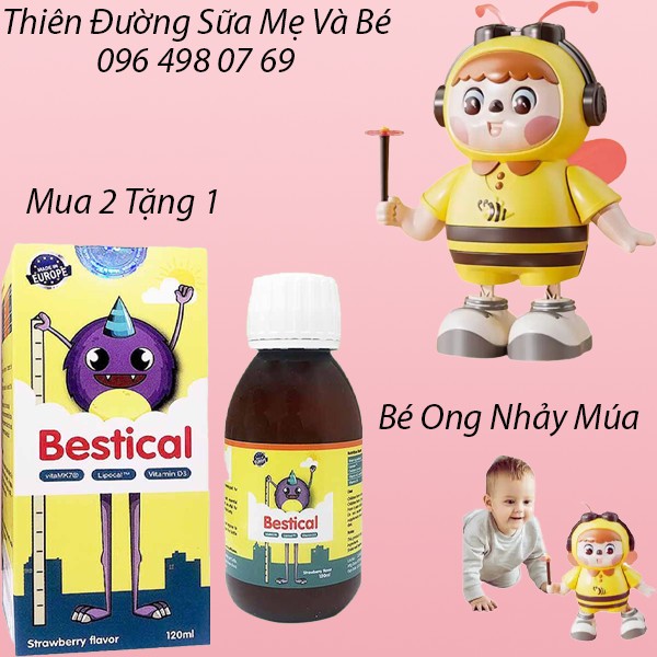 Combo 2 lọ canxi sinh học bestical 120ml giúp bổ sung canxi vitamin d3 ...
