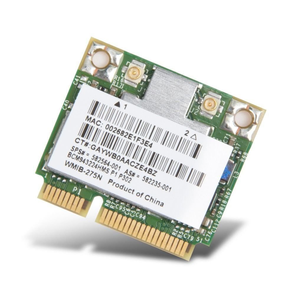 Card PCIe Wifi 2.4G 5G tốc độ 300mbps chip BCM94322 hỗ trợ Windows, Mac ...