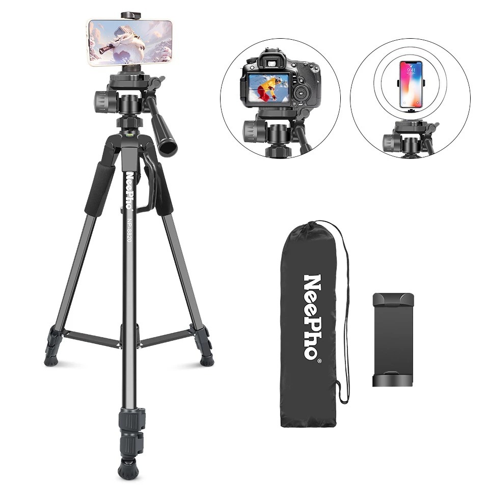 [TRIPOD] GẬY CHỤP HÌNH/ LIVESTREAM NEEPHO 3180 NEEPHO THÂN SẮT CHẮC ...