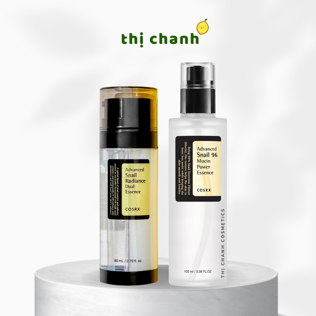 TINH CHẤT ỐC SÊN COSRX Advanced Snail 96 Mucin Power Essence 100ml/ Radiance Dual Essence 80ml ...