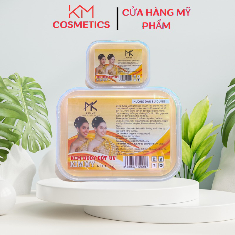 lẻ hộp 1 kilogram kem body cốt uv Kimmy vàng | Shopee Việt Nam