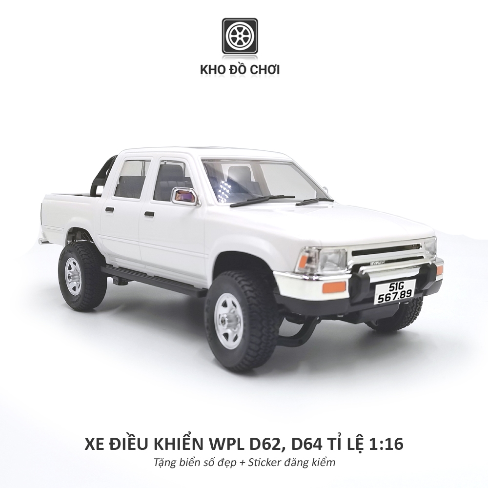 Ô tô điều khiển WPL D62-1 RWD, D64-1 4WD - RTR [TẶNG BIỂN + STICKER] | Shopee Việt Nam