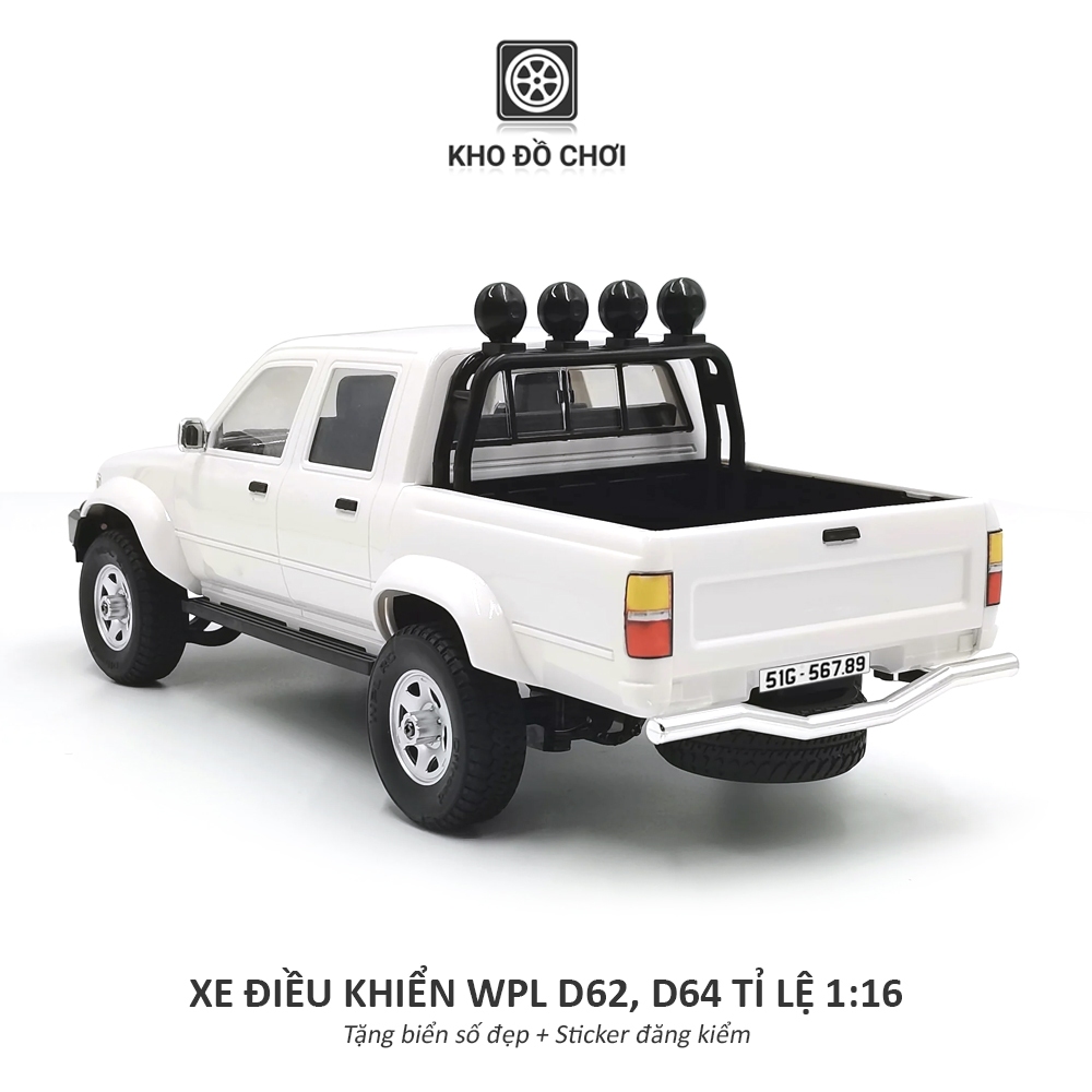 Ô tô điều khiển WPL D62-1 RWD, D64-1 4WD - RTR [TẶNG BIỂN + STICKER ...