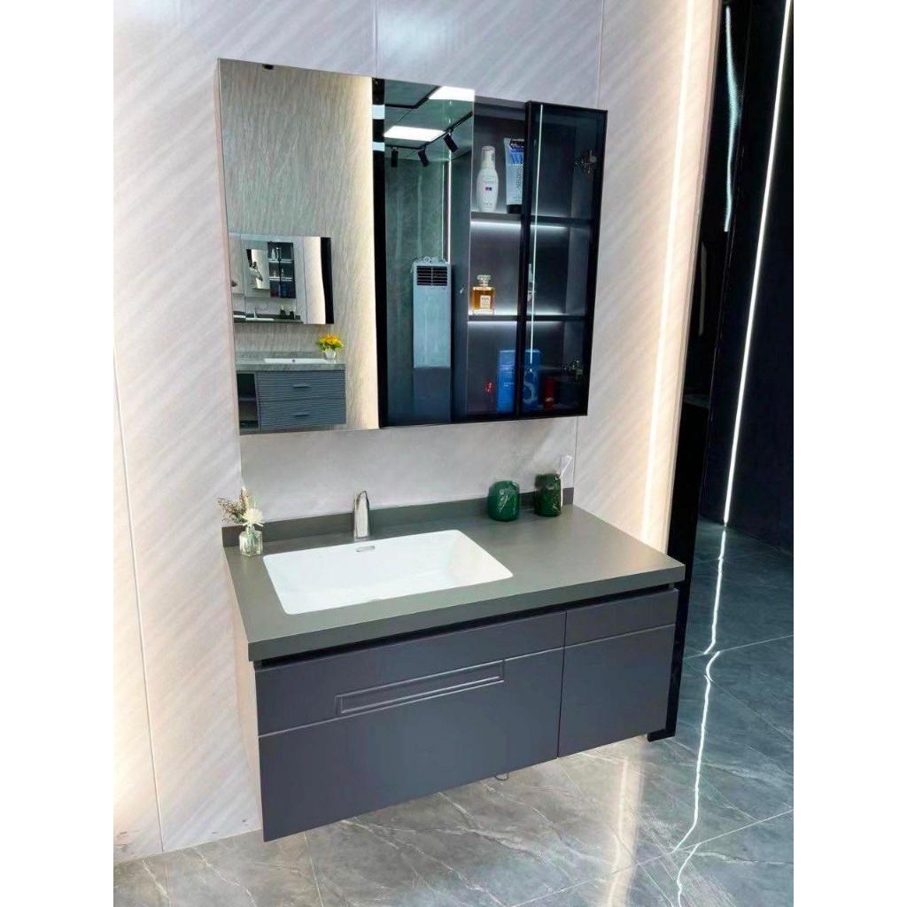 Bộ Tủ Chậu Lavabo Phòng Tắm Chất Liệu Nhựa PVC Cao Cấp, Bộ Tủ Gương ...