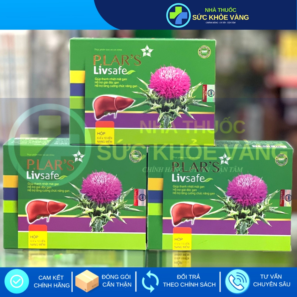 Plar's Livsafe - Giúp Thanh Nhiệt, Mát Gan, Hỗ Trợ Giải Độc Gan, Tăng ...