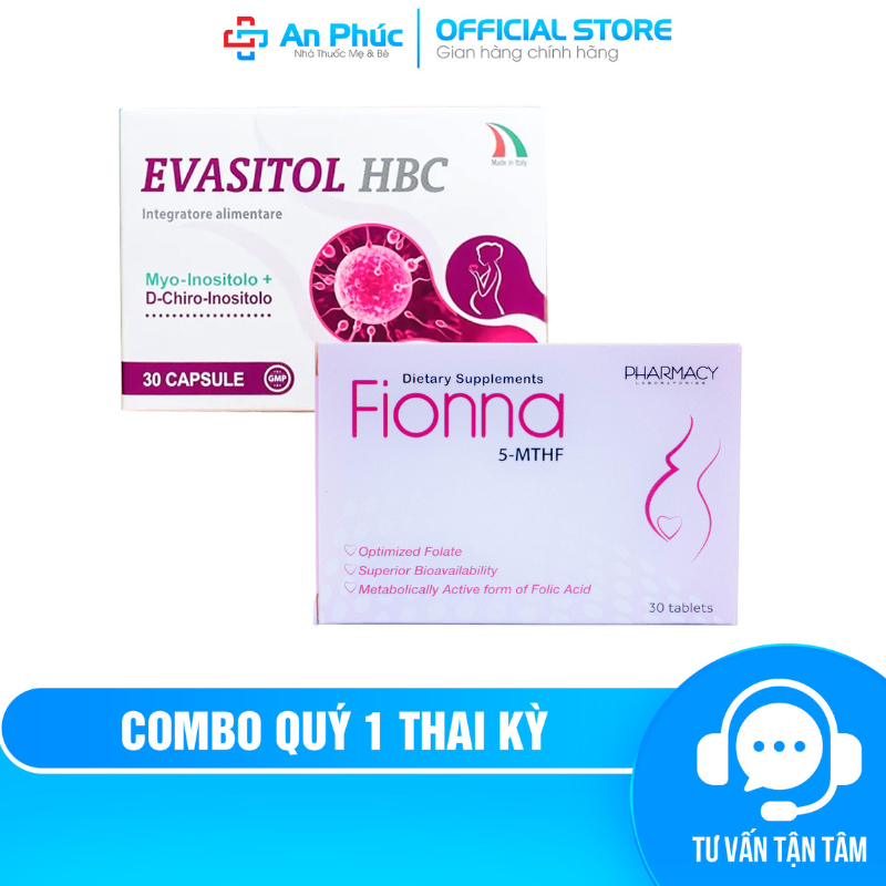 Combo Vi Chất EVASITOL HBC (Mẫu mới nhất) và FIONNA giúp chuẩn bị mang ...