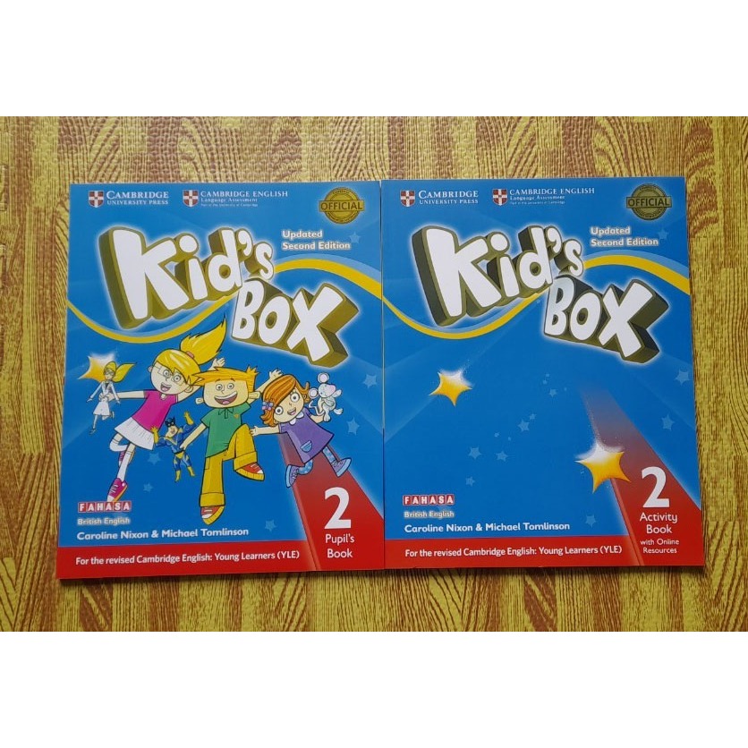 Sách - (bộ 2 cuốn) Kid's Box 2 bản Updated 2nd edition - Tặng file nghe | Shopee Việt Nam