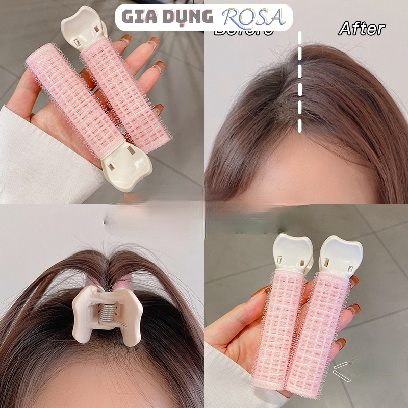 Kẹp phồng chân tóc mái - Lô uốn tự dính mái bay nữ đẹp phong cách Hàn ...
