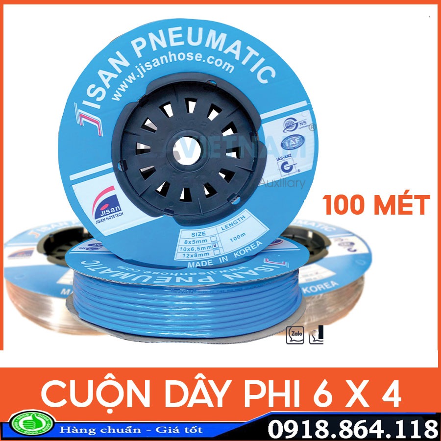 Dây hơi khí nén PU chính hãng Jisan ống 10, 12, 16mm bán theo mét | Shopee Việt Nam