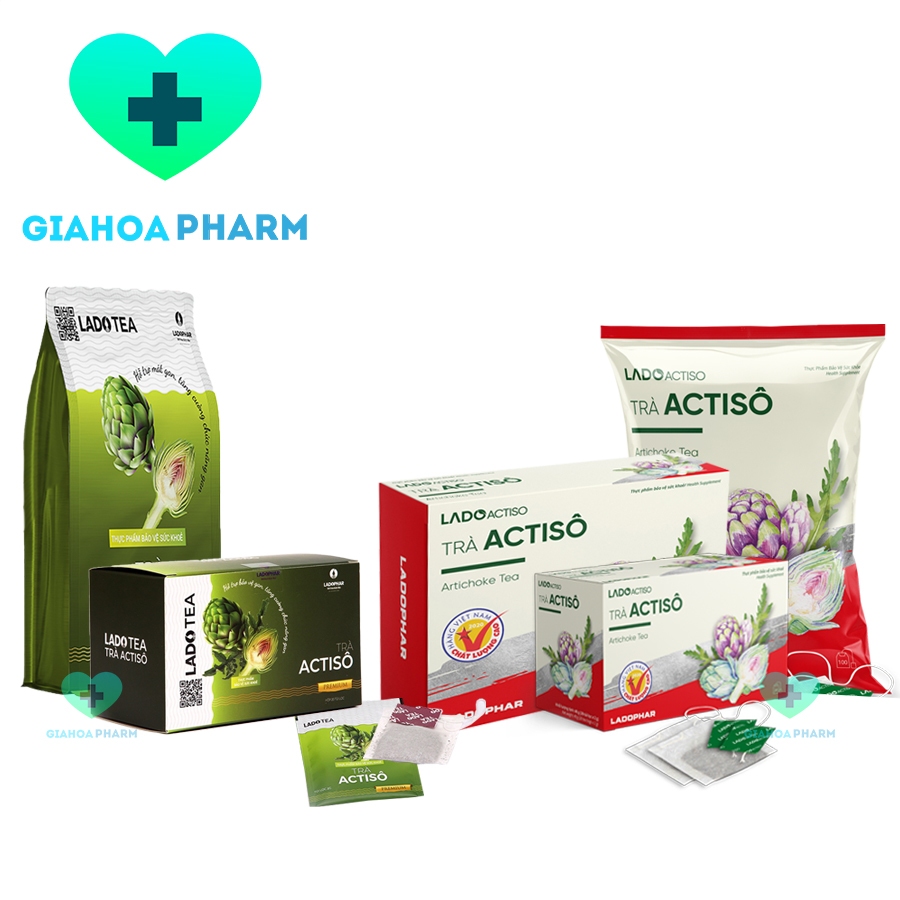Trà Actiso / Atiso túi lọc Đà Lạt Ladophar (Lado Actiso / Ladotea) giúp ...