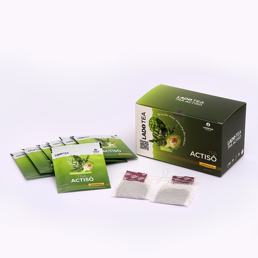 Trà Actiso / Atiso túi lọc Đà Lạt Ladophar (Lado Actiso / Ladotea) giúp ...