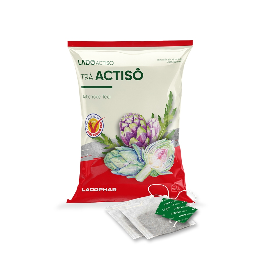 Trà Actiso / Atiso túi lọc Đà Lạt Ladophar (Lado Actiso / Ladotea) giúp ...