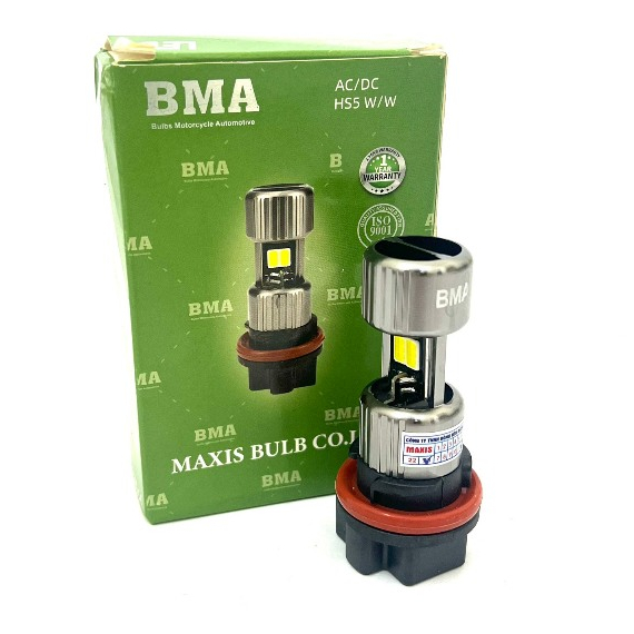 Đèn Pha Led BMA HS5 Chân M5 - H4, 2 Chế Độ Pha Trắng Cos Vàng, Bảo Hành ...