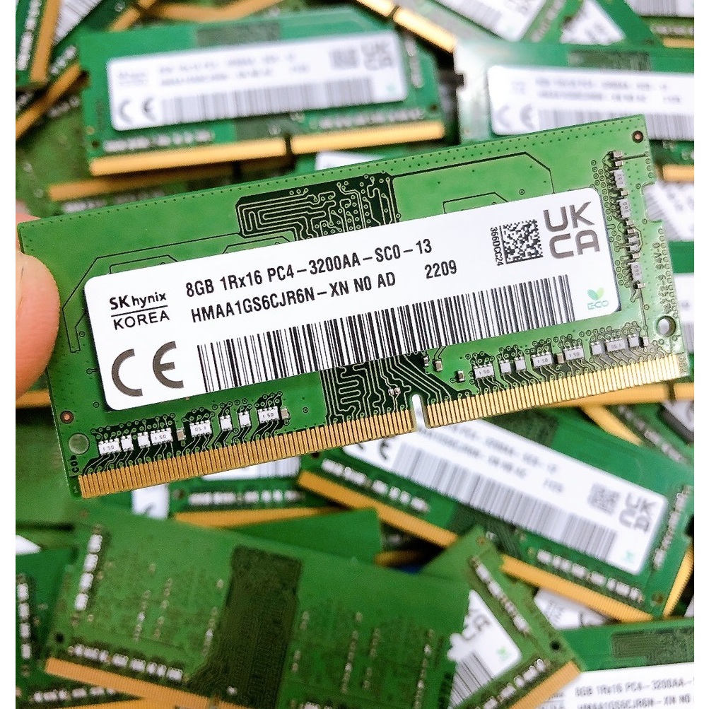 Ram Laptop Hynix 8GB 3200MHz DDR4 (1Rx16) loại 1 mặt chíp - Bảo hành 3 ...