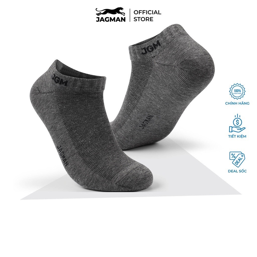 Tất nam JAGMAN cổ ngắn cotton tự nhiên êm ái, kháng khuẩn JS21C05 ...