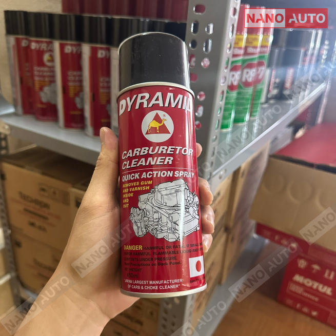 Bình xịt DYRAMID làm sạch chế hoà khí Ôtô, xe máy (xịt bình xăng con ...