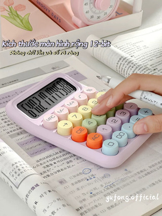 Máy tính màu cầu vồng bàn phím linh hoạt dễ thương dành cho sinh viên ...