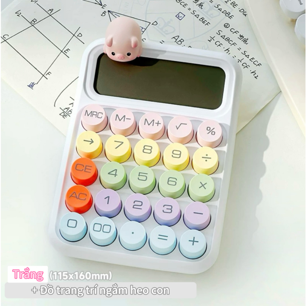 Máy tính màu cầu vồng bàn phím linh hoạt dễ thương dành cho sinh viên ...