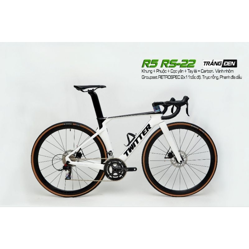 XE ĐẠP ĐUA TWITTER R5 CARBON | Shopee Việt Nam