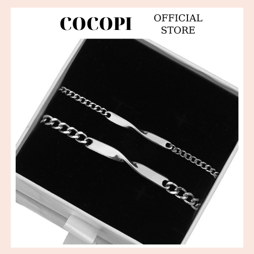 [Thép không gỉ] Vòng tay đôi, Lắc tay đôi Vô Cực cocopi.accessories LT027 (giá 1 cặp) | Shopee ...