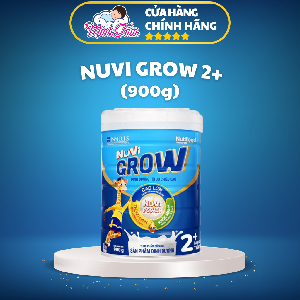 Sữa bột Nutifood Nuvi Grow 2+ (900g) | Shopee Việt Nam