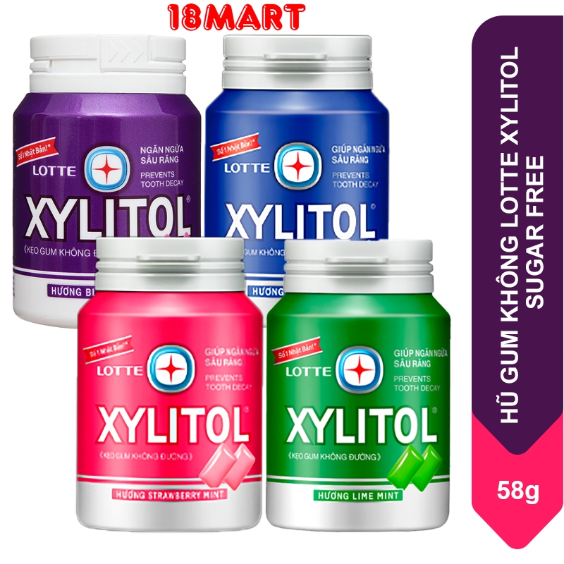 Sing Gum Xylitol Không Đường Hũ 58g (4 mùi) | Shopee Việt Nam