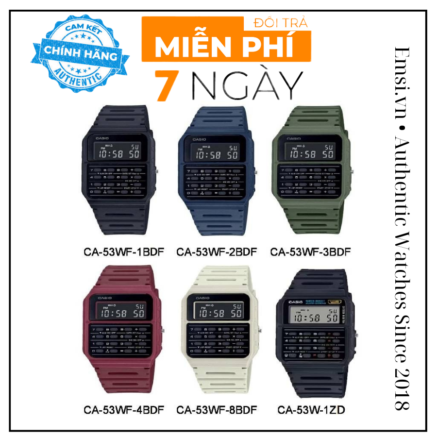 CASIO VINTAGE CA-53W CA-53WF CA-53 ORIGINAL & GENUINE WATCH | Shopee ...