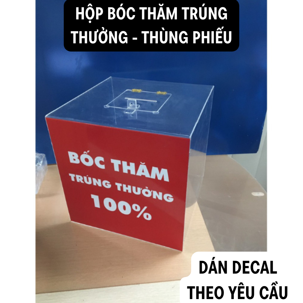 Thùng Bỏ Phiếu - Hộp Bốc Thăm Trúng Thưởng - Thùng Bốc Thăm - Hòm phiếu ...