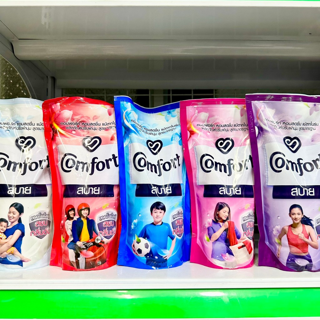 [ Kèm quà tặng] Combo 6 gói Nước xả vải Comfort Thái Lan túi 500ml đủ ...