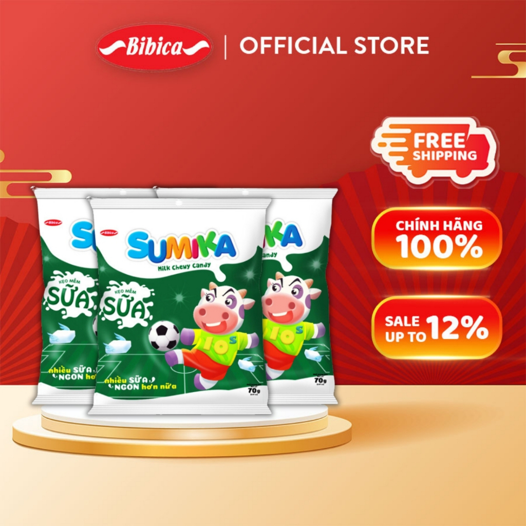Kẹo Mềm Sumika Sữa Bibica 70g/140g/275g | Shopee Việt Nam