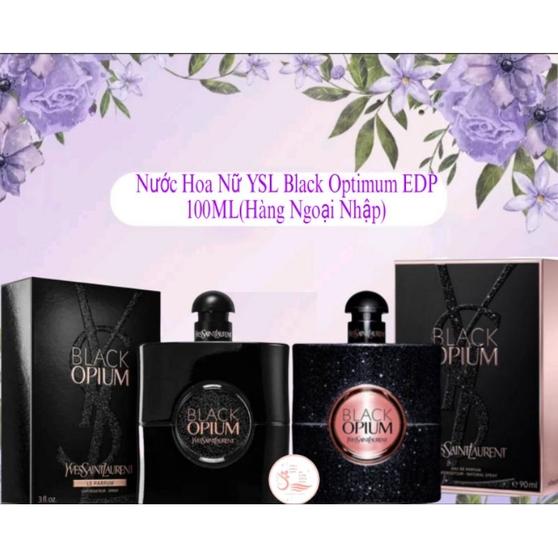 Nước Hoa Nữ YSL Black Optimum EDP 50ML 90ML(Hàng Ngoại Nhập) | Shopee ...