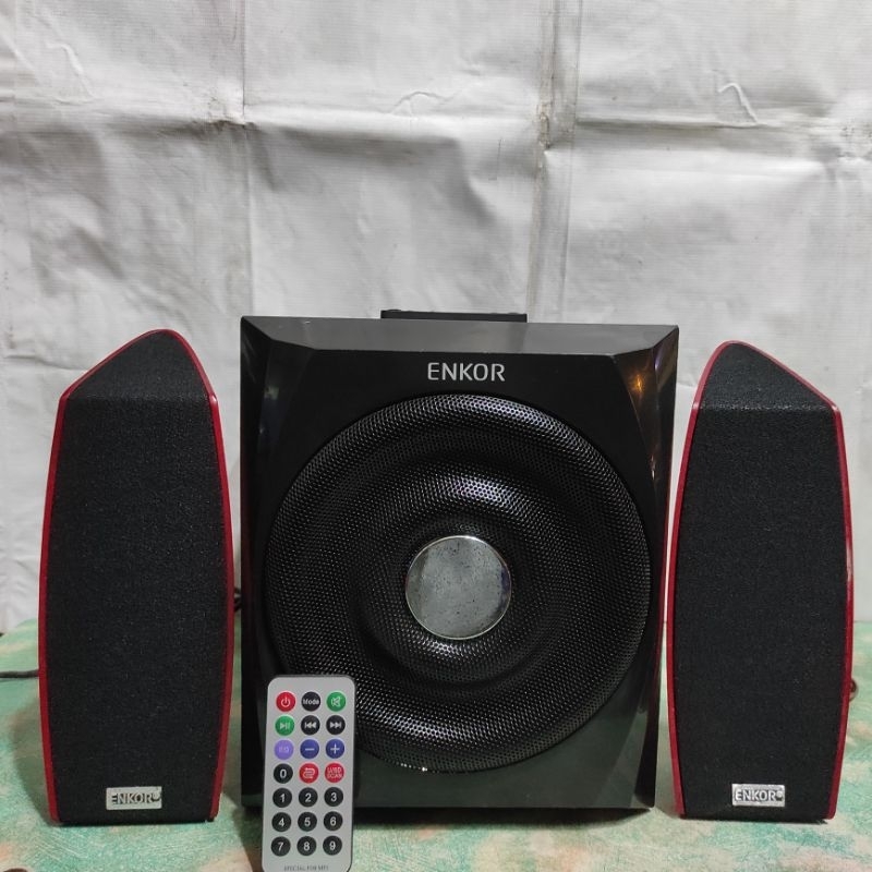 Loa ENKOR F200 2.1có Bluetooth | Shopee Việt Nam