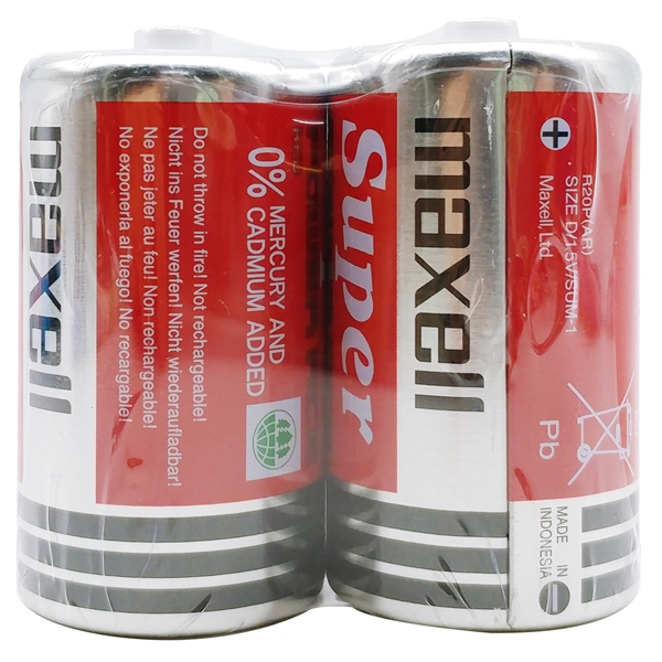 VỈ 2 VIÊN PIN ĐẠI (SIZE D) MAXELL | Shopee Việt Nam