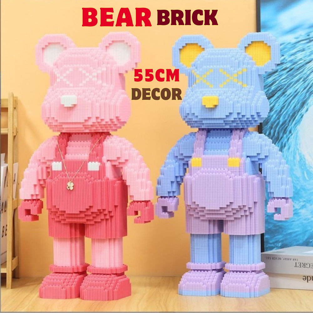 [Size Lớn] Mô Hình Gấu Bearbrick, Lego Cỡ Lớn 55cm, Đồ Chơi Lắp Ráp Gấu ...