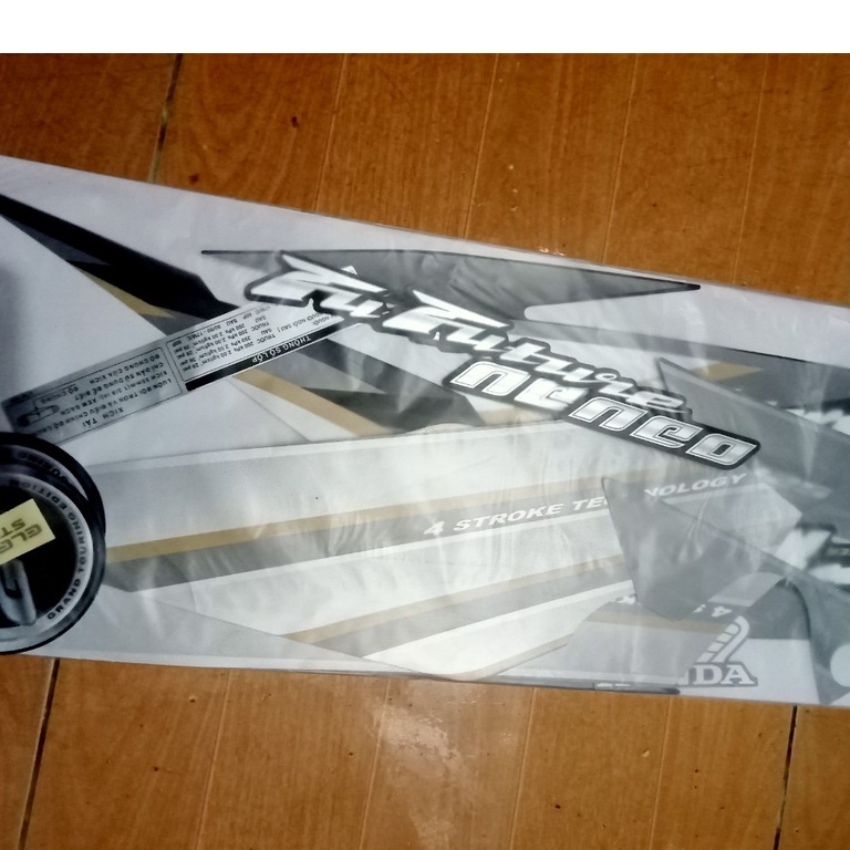 ( Tem xe future2006)Trọn bộ tem xe Future Neo GT màu xám logo chữ xi ...