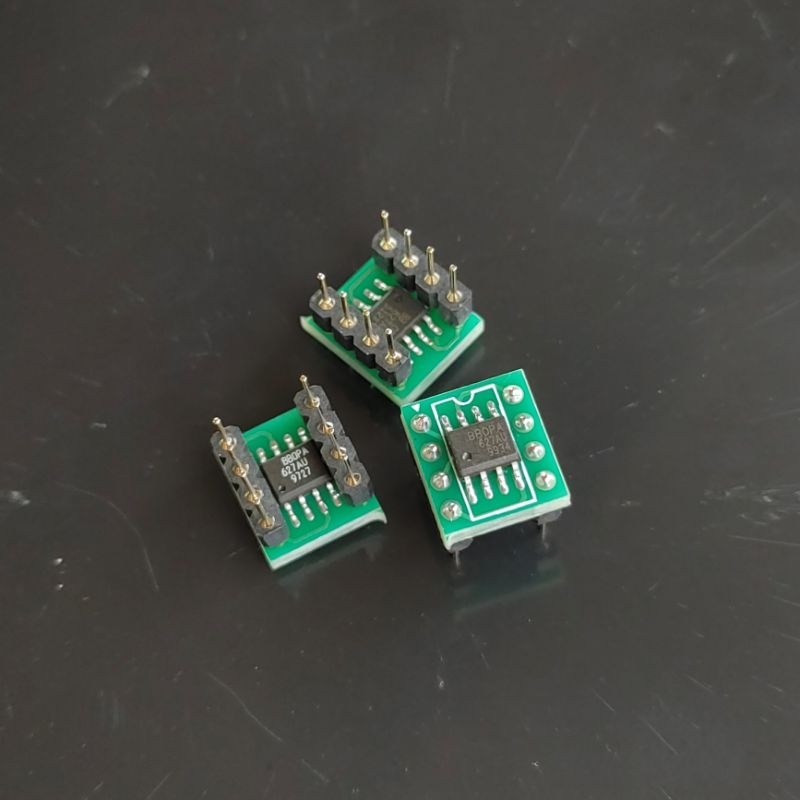 OpAmp OPA627, OPA627AU ghép đôi Low Noise chính hãng Burr-Brown tháo ...
