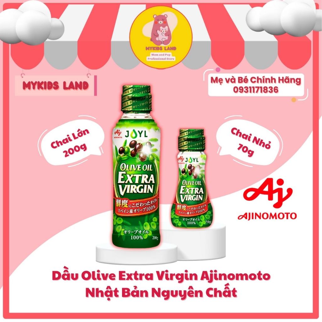 [DATE T4.2025] Dầu Olive Extra Virgin Ajinomoto Nhật Bản Nguyên Chất ...